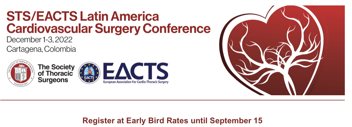 STS/EACTS Latin America Conference: Register Now at Early Bird Rates ...