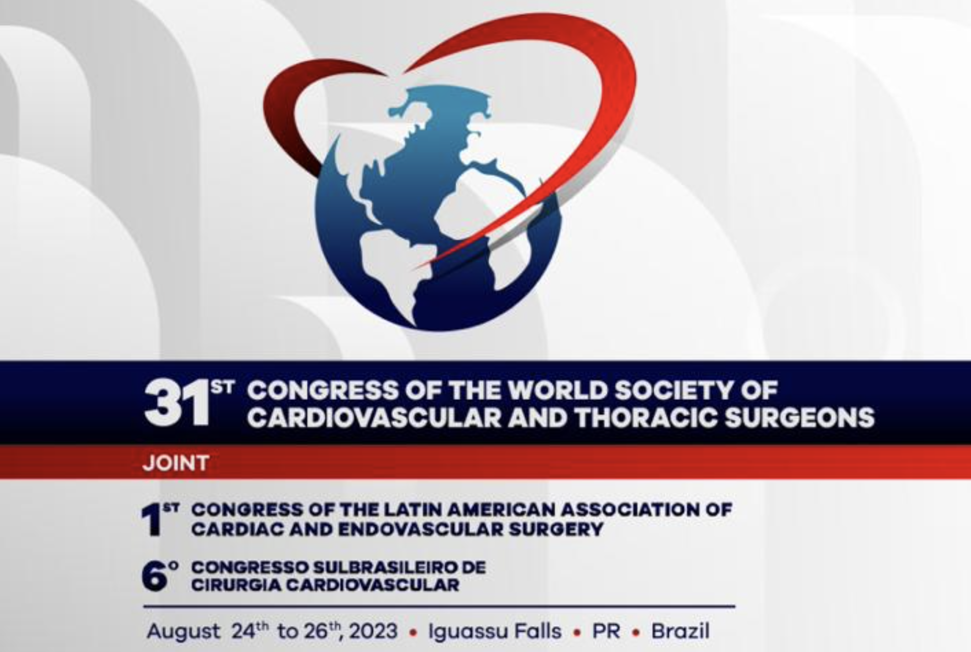 Save the date!! 31st congress of the World Society of Cardiovascular ...